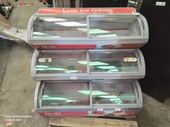 Lot 211: VISIMAX 3 LAYER FREEZER/ICE CREAM FREEZER, 3 DECK FROZEN FOOD ...