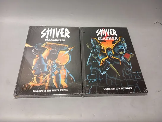 Lot 7058: THREE ASSORTED SEALED SHIVER BOOKS TO INCLUDE; BLOCKBUSTER LEGENDS OF THE SILVER ...