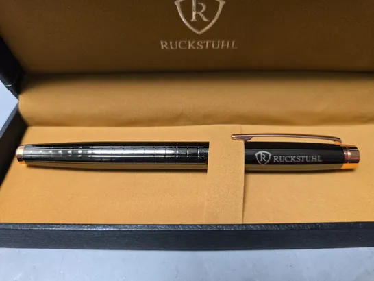 Lot 151: RUCKSTUHL STAINLESS STEEL LUXURY PEN IN GIFT BOX - 5267969 ...
