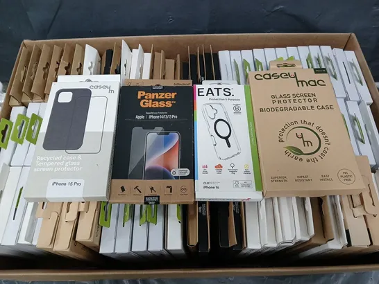 Lot 4206: APPROXIMATELY 100 ASSORTED PHONE CASES AND SCREEN PROTECTORS ...