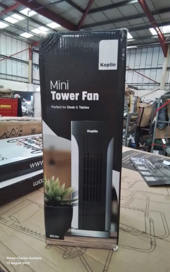 Lot 1460: BOXED KEPLIN MINI TOWER FAN -WHITE- - 5281771 | Simon Charles ...