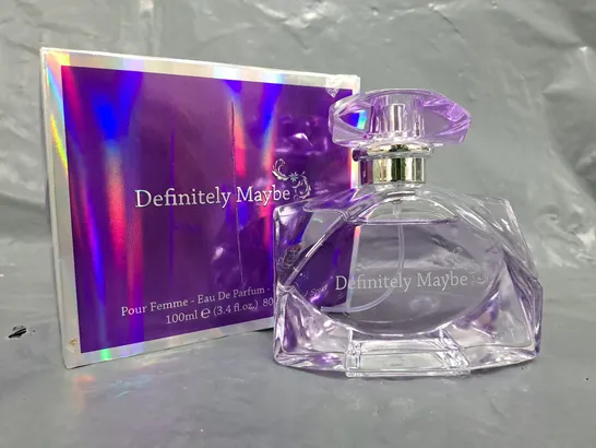 Lot 1328: DEFINITELY MAYBE EAU DE PARFUM (100ML) - 5124701 | Simon ...