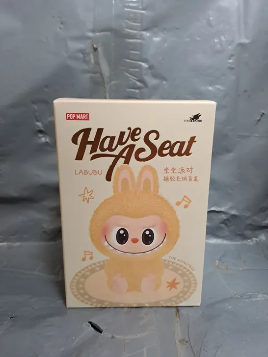 Lot 9356: SEALED POP MART THE MONSTERS HAVE A SEAT LABUBU BLIND BOX ...