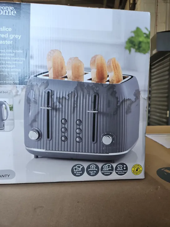 Lot 5791: 4-SLICE TEXTURED GREY TOASTER - 5167329 | Simon Charles ...