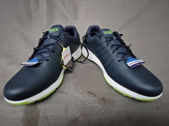 Lot 3099: BOXED PAIR OF SKECHERS GO GOLF SHOES IN DEEP NAVY/LIME UK ...