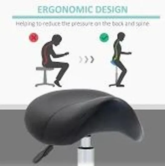 Lot 1776: BOXED HOMCOM COSMETIC STOOL 360° ROTATE HEIGHT ADJUSTABLE ...