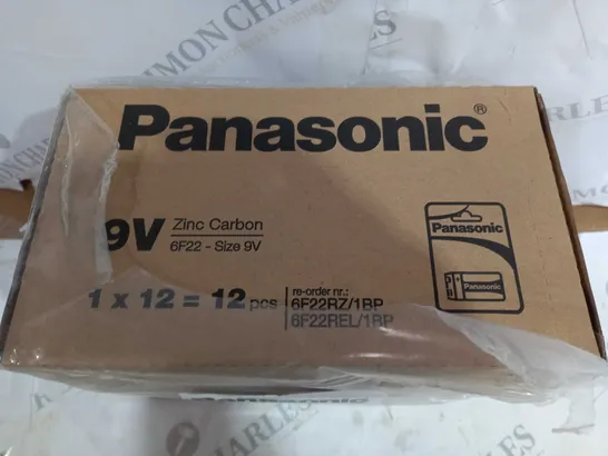 Lot 3032: APPROXIMATELY 5 BOXES OF PANASONIC 9V SF22 ZINC CARBON ...
