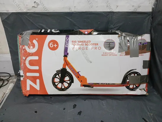 Lot 9607: ZINC VERGE PRO SCOOTER - 4996098 | Simon Charles Auctioneers