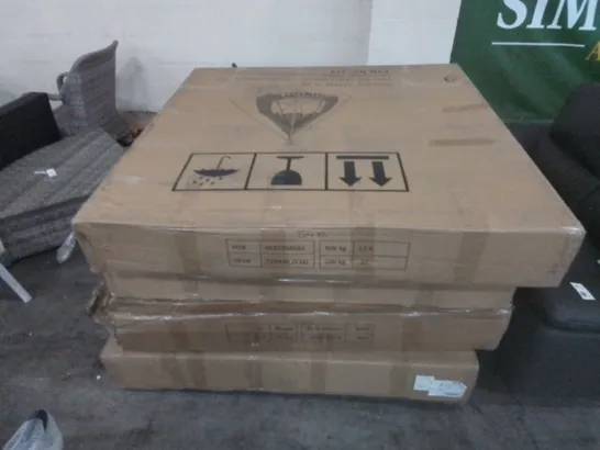 Lot 5512: PALLET TO CONTAIN 4 X MACRAME DOUBLE HANGING CHAIRS (ITEMS ...