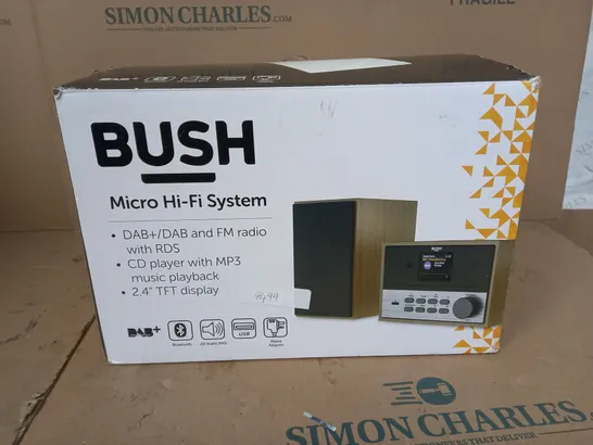 Lot 2233: BOXED BUSH MICRO HI-FI SYSTEM - 4867798 | Simon Charles ...