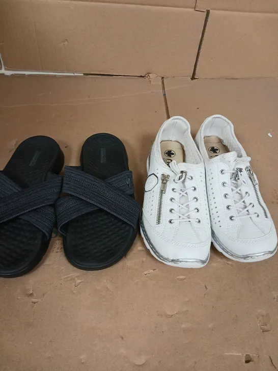 Lot 2516: APPROXIMATELY 10 PAIRS OF LADIES SHOES ASSORTED COLOURS ...