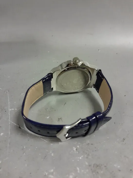 Lot 958: MENS FRANK SCHMIDT WATCH – TEXTURED DIAL WITH DATE – LEATHER ...