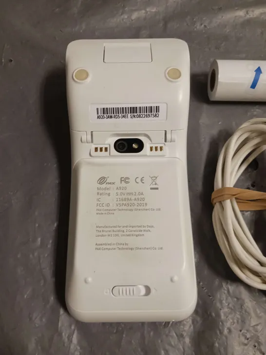 Lot 96: DOJO GO A920 CARD MACHINE - 4792796 | Simon Charles Auctioneers