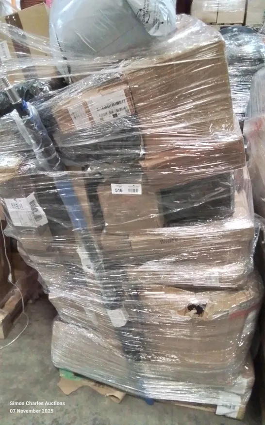 Lot 516: PALLET CONTAINING VARIOUS ASSORTED CUSTOMER RETURNS. TO ...