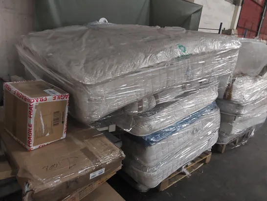 Lot 3002: PALLET OF 7 MATTRESSES - ASSORTED SIZES, CONDITIONS, BRANDS ...