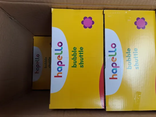 Lot 142: BOX OF APPROXIMATELY 6 BRAND NEW BOXED HAPELLO BUBBLE SHUTTLE ...