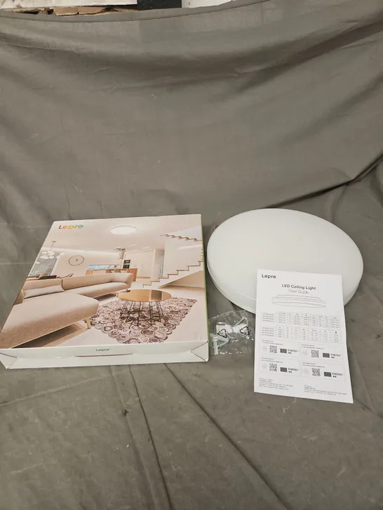 Lot 4052: BOXED LEPRO LED CEILING LIGHT - 5324100 | Simon Charles ...