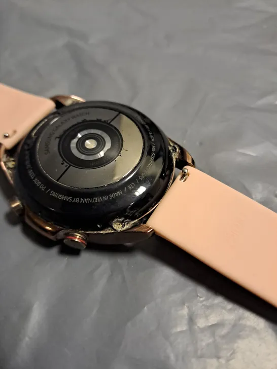 Lot 3219: UNBOXED SAMSUNG GALAXY WATCH 3 41MM WITH PALE PINK STRAP ...