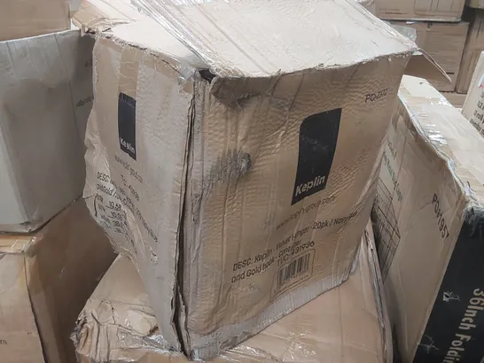 Lot 1157: BOX CONTAINING APPROXIMATELY 8x 20PCS KEPLIN VELVET CLOTHES HANGER PACKS - 5271039 ...