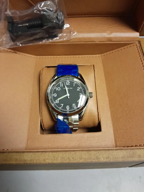 Lot 8971: BOXED HELMA DH GENTS STAINLESS STEEL WRISTWATCH - 4680934 ...