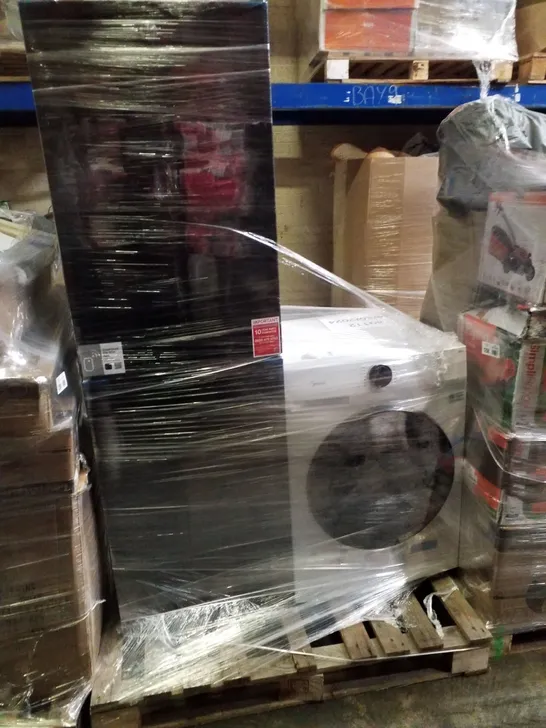 Lot 1257: MIDEA FREESTANDING WASHING MACHINE 10KG AND HOOVER ...