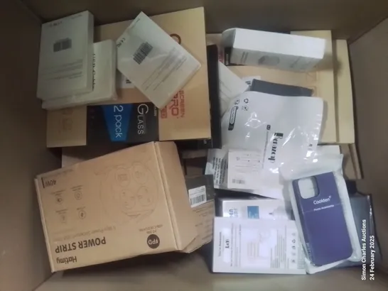 Lot 318: BOX CONTAINING LARGE AMOUNT OF BOXED ELECTRICAL ITEMS TO ...