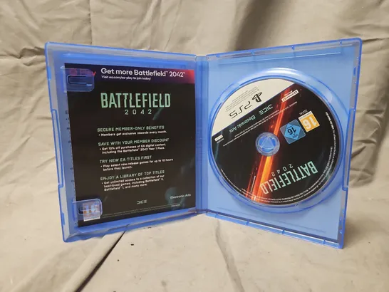 Lot 1253: BATTLEFIELD 2042 – PS5 (PLAYSTATION 5) GAME DISC IN CASE ...
