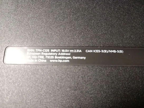 Lot 163: HP 3165NGW LAPTOP - 4543254 | Simon Charles Auctioneers