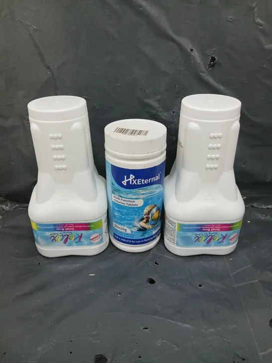 Lot 3157: 3 X ASSORTED CHLORINE SWIMMING POOL CLEANING PRODUCTS ...