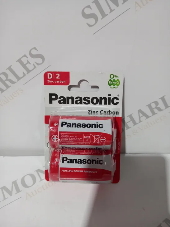 Lot 6168: BOXED PANASONIC D2 ZINC CARBON BATTERYS - 4551480 | Simon ...