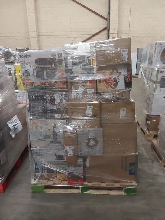Lot 155: PALLET OF APPROXIMATELY 28 UNPROCESSED RAW RETURN HOUSEHOLD ...