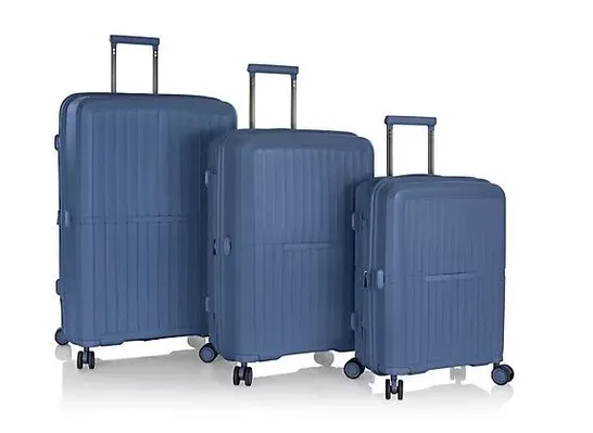 Lot 3656: HEYS DURAFLEX AIRLITE 3 PC LUGGAGE SET BLUE - 4857056 | Simon ...