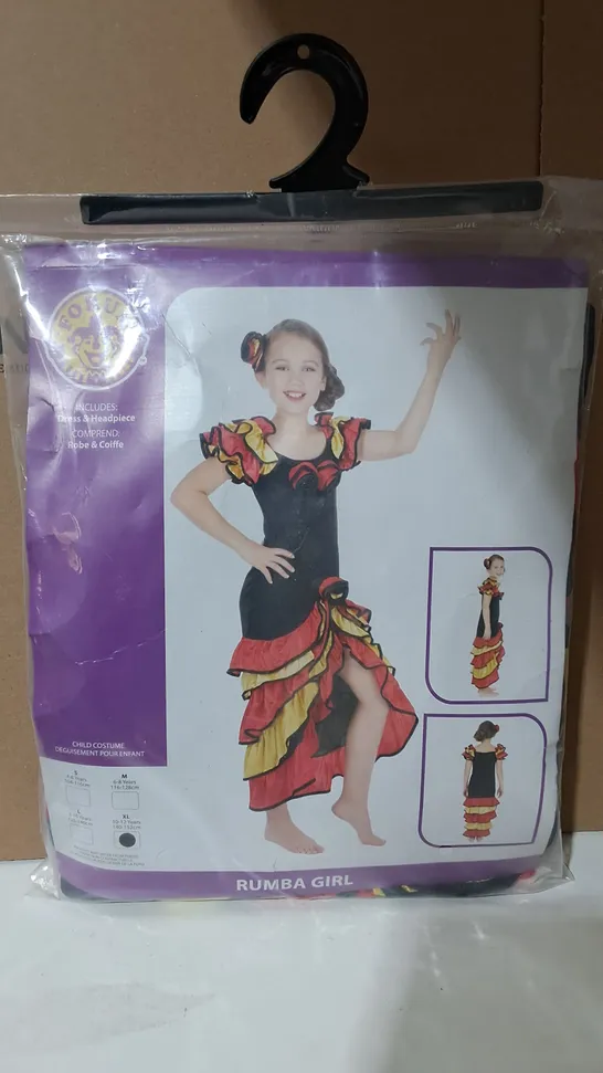 Lot 125: FORUM RUMBA GIRL CHILD COSTUME - XL 10-12 YEARS - 4974252 ...