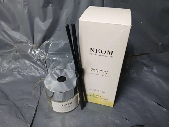 Lot 1162: BOXED NEOM SICILIAN LEMON & FRESH BASIL REED DIFFUSER ...