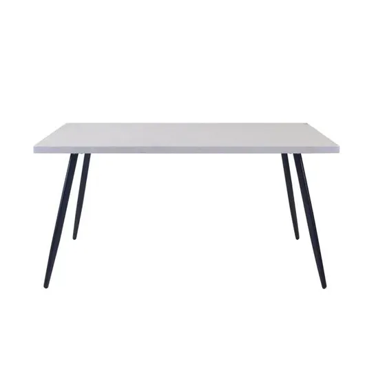 Lot 305: BOXED ZURI 6 SEATER RECTANGULAR DINING TABLE, GREY CONCRETE EFFECT (1 BOX) - 5227930 ...