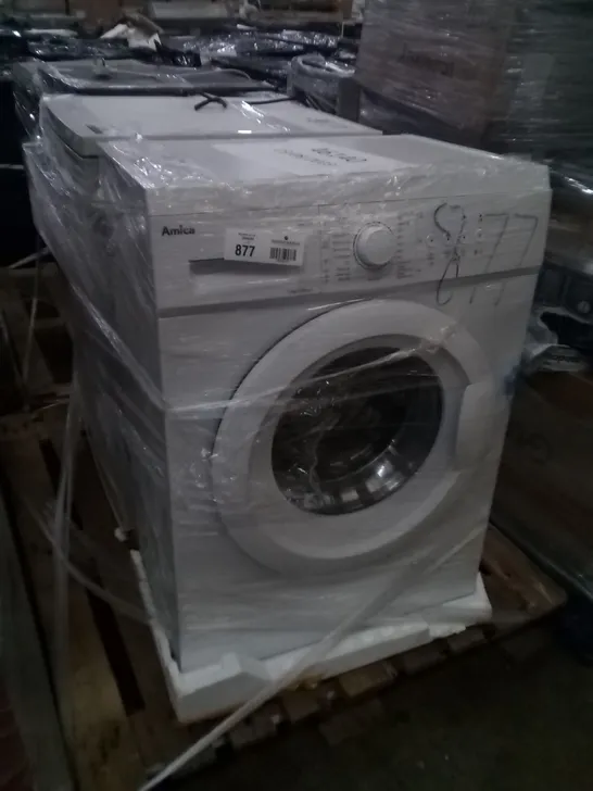 Lot 877: HISENSE FV105D4BW21 55CM WIDE UNDER-COUNTER FREEZER AND AMICA ...