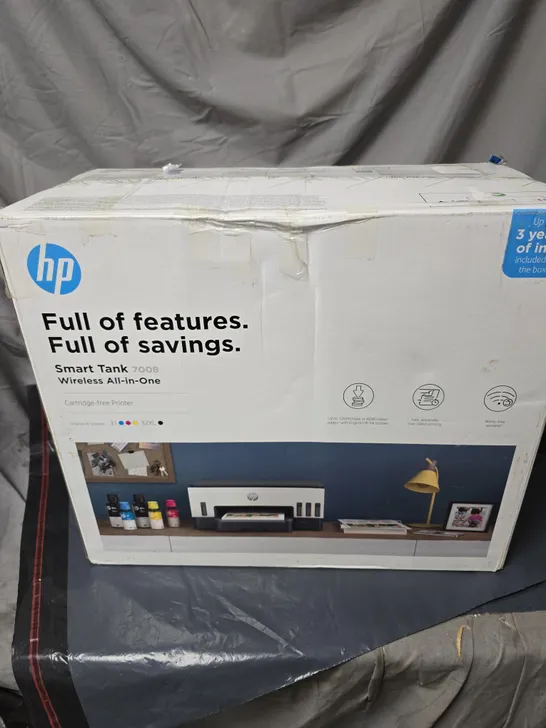 Lot 1056: HP SMART TANK 7008 ALL IN ONE WIRELESS PRINTER - 5539476 ...