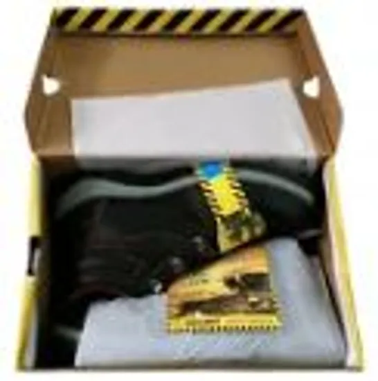 Lot 1255: BRAND NEW ROCKLANDER MEN WORK BOOTS WITH CAP ANKLE PROTECTOR ...