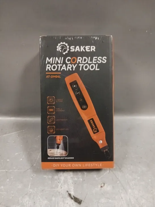 Lot 7658: BOXED SEALED SAKER MINI CORDLESS ROTARY TOOL - 5043456 ...