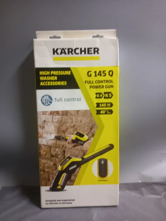 Lot 8115: KARCHER HIGH PRESSURE WASHER ACCESSORIES FULL CONTROL POWER ...