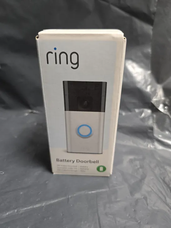 Lot 8096: RING BATTERY DOORBELL – BOXED (HD VIDEO DOORBELL) - 5471182 ...