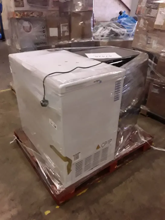 Lot 1148: HAIER HCE203F FREESTANDING CHEST FREEZER 198L AND CANDY SMART ...