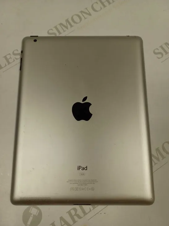 Lot 3141: APPLE IPAD MODEL A1395 16GB - 4291690 | Simon Charles Auctioneers