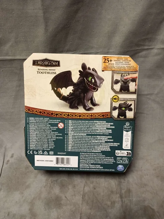 Lot 8089: DREAMWORKS HOW TO TRAIN YOUR DRAGON ROARING MINIS TOOTHLESS ...