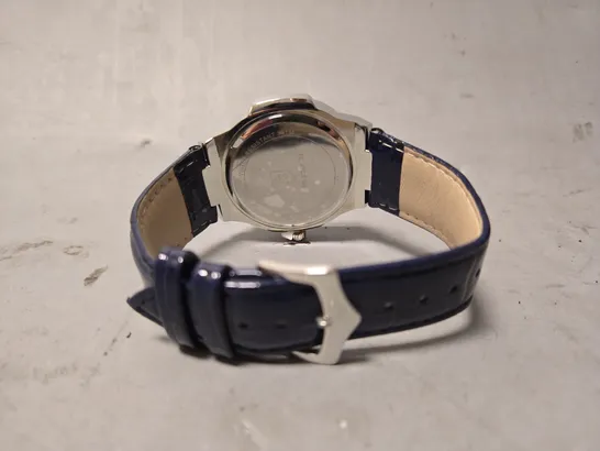 Lot 4001: FRANK SCHMIDT WATCH – TEXTURED DIAL WITH DATE – LEATHER STRAP ...