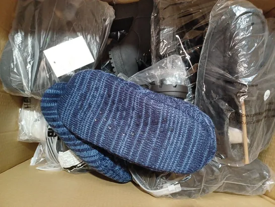 Lot 5078: BOX OF APPROXIMATELY 20 ASSORTED PAIRS OF SHOES AND FOOTWEAR ...