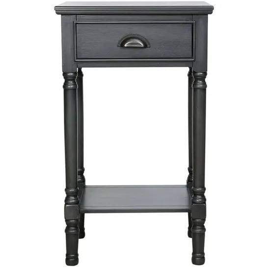 Lot 1019: BOXED HOMESDIRECT365 VALUE DARK GREY DELTA TELEPHONE TABLE ...