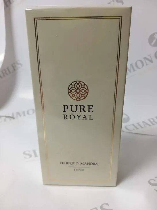 Lot 5729: BOXED AND SEALED PURE ROYAL FEDERICO MAHORA PARFUM 50ML ...