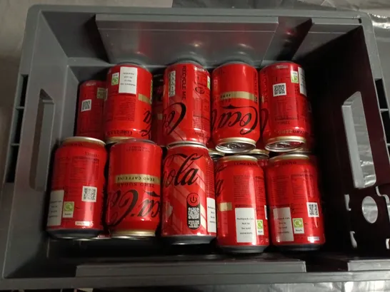 Lot 8505: APPROXIMATELY 20 CANS OF COCA-COLA - ZERO CAFFEINE - 5485688 ...