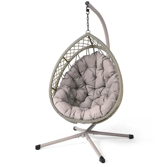 Lot 4639: MY GARDEN STORIES OSLO COLLAPSING HANGING EGG CHAIR IN ...